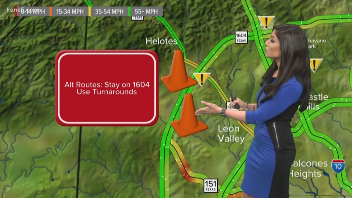 Loop 1604 and Bandera Closure | kens5.com