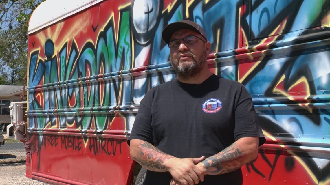 Providing some relief to San Antonio families, one mobile haircut at a ...