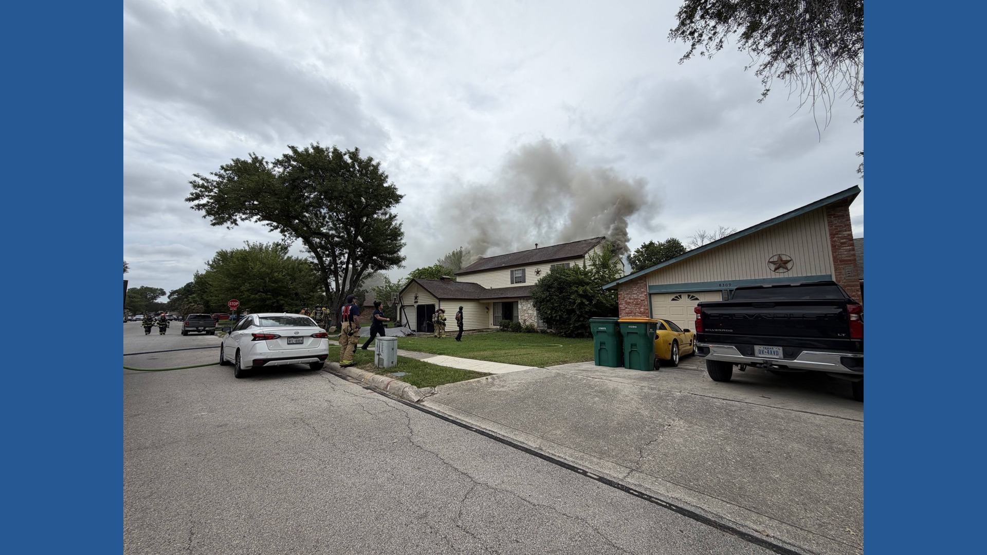 House fire closes section of Lone Shadow Trail in Converse | kens5.com