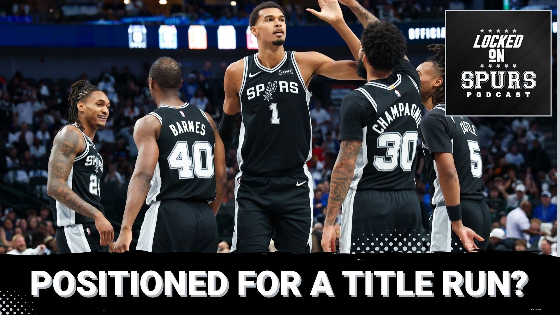 Spurs' Stephon Castle can feel the fan energy at home games and calls ...