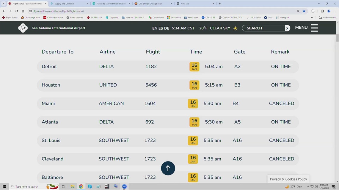 Double check your flights before leaving for the airport | kens5.com