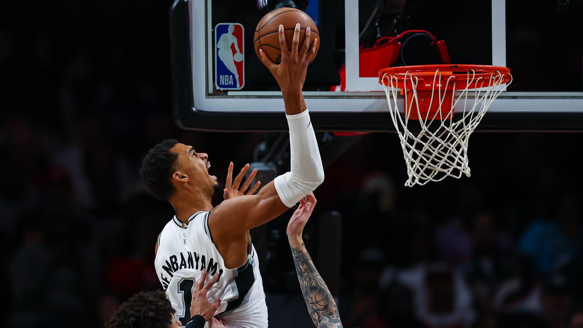 Victor Wembanyama leads Spurs to a 126-98 win against Hawks with 26 ...