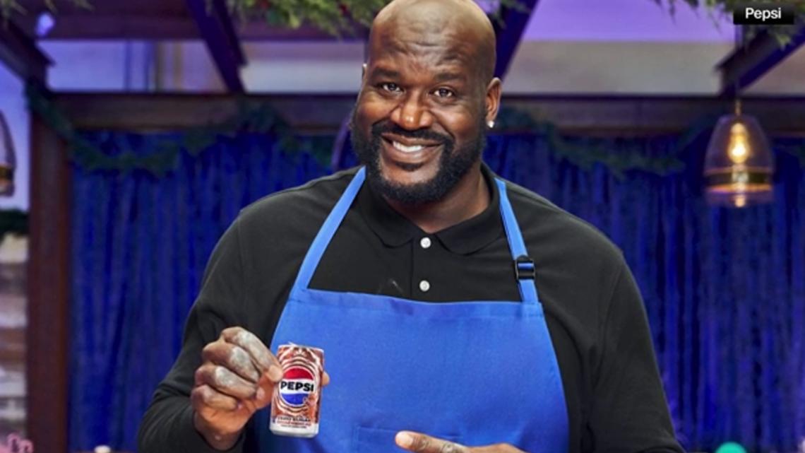 Shaq teams up with Pepsi for gingerbread-flavored soda | kens5.com