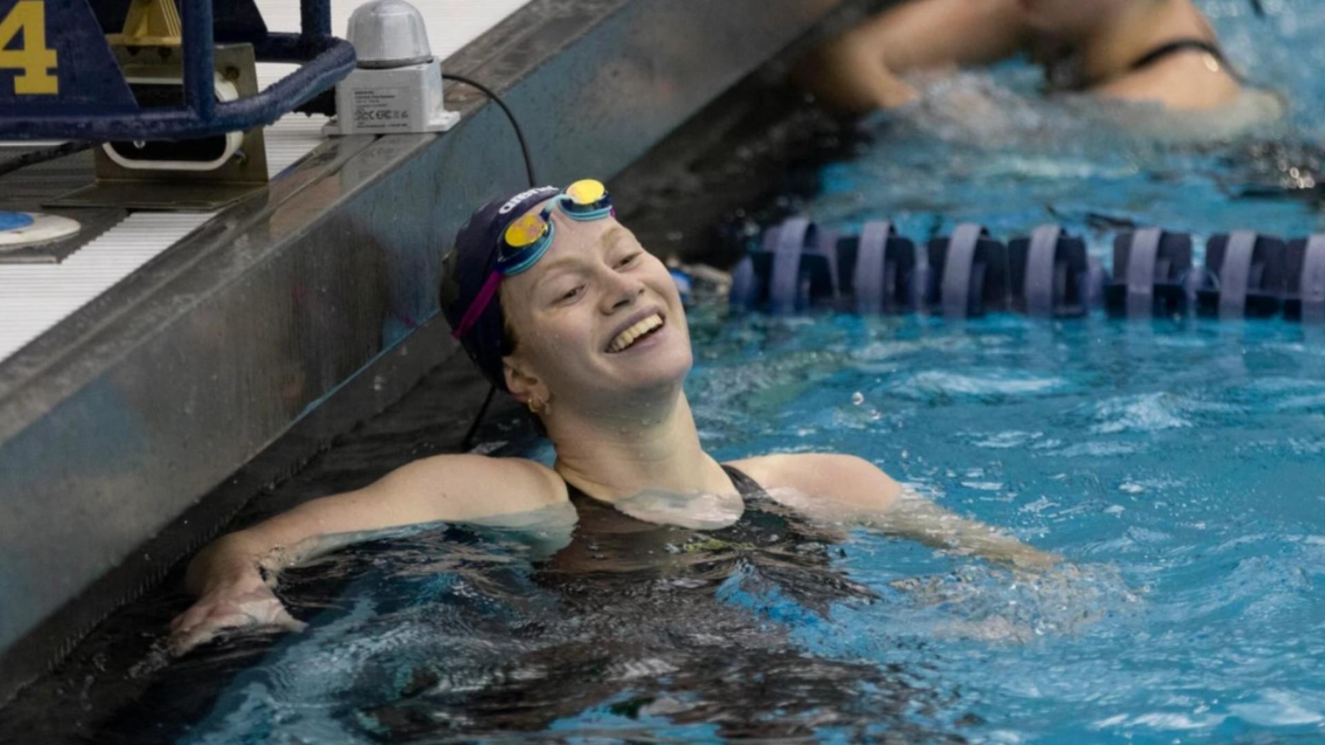 Former NEISD swimmer making waves, breaking records at Notre Dame ...