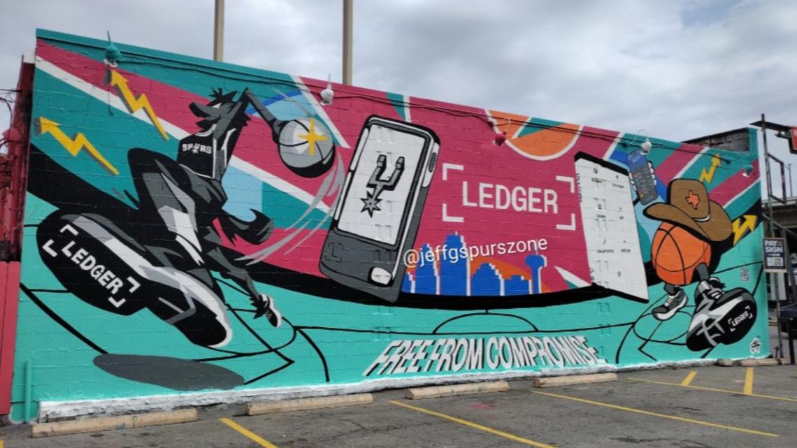 Q&A: Artist brings that San Antonio Spurs mural magic to Austin | kens5.com