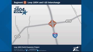 New San Antonio flyover ramp to open at Loop 1604 and I-10 | kens5.com