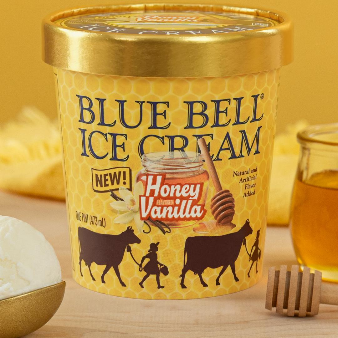 Blue Bell debuts Honey Vanilla ice cream — and yes, it’s as sweet as it ...