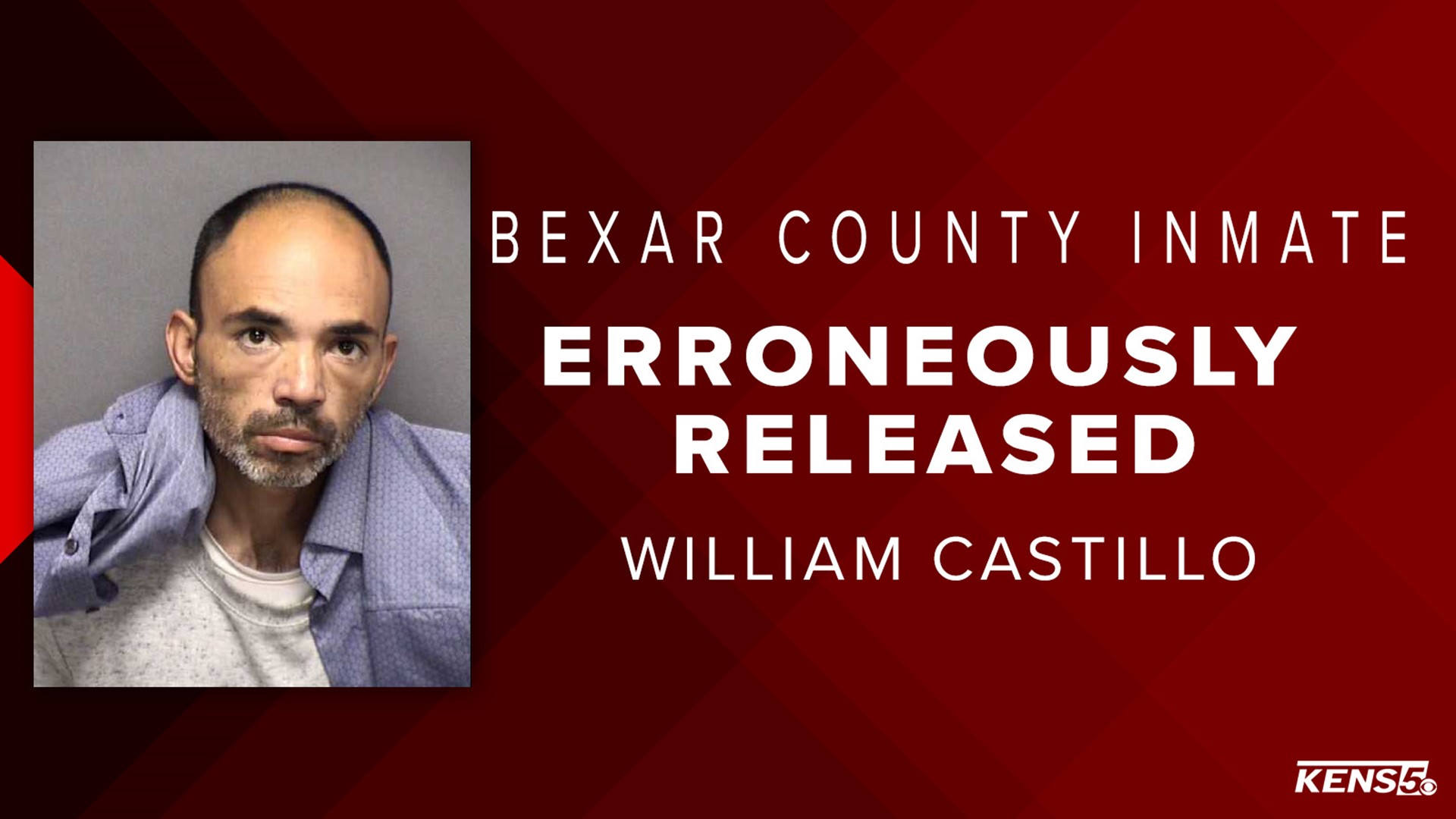 BCSO deputies catch inmate who was accidentally released | kens5.com