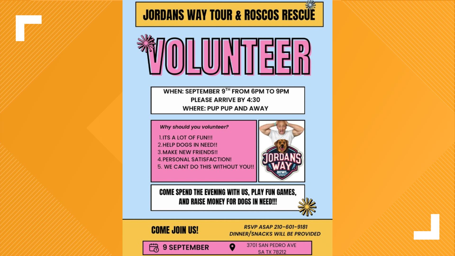 Join Rosco's Rescue Fundraiser in San Antonio | kens5.com