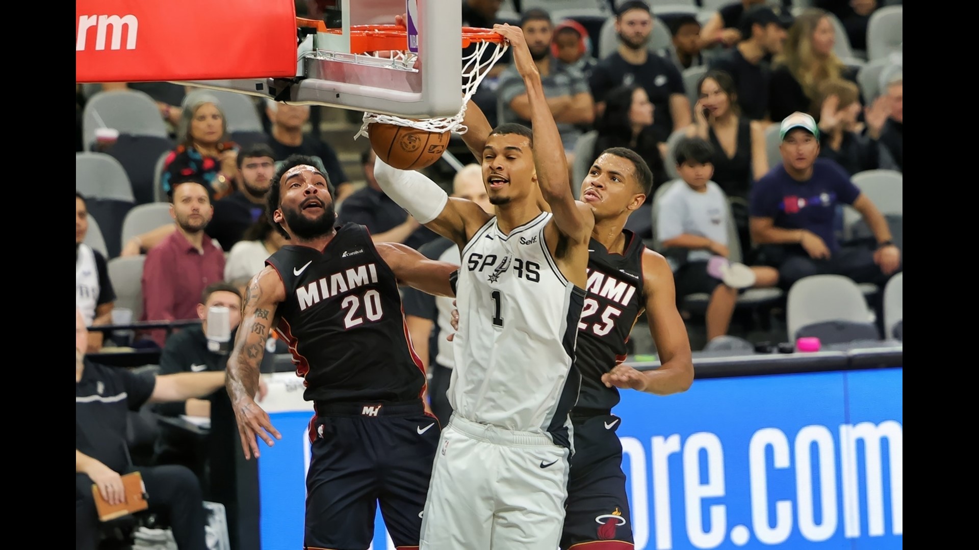 Spurs down Heat, 120-104, as Wembanyama scores 23 | kens5.com