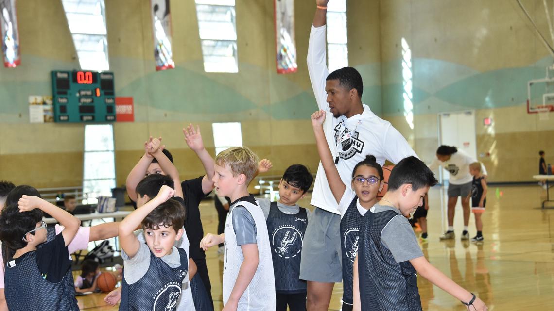 Spurs' Finals run inspires hundreds of young athletes at summer ...