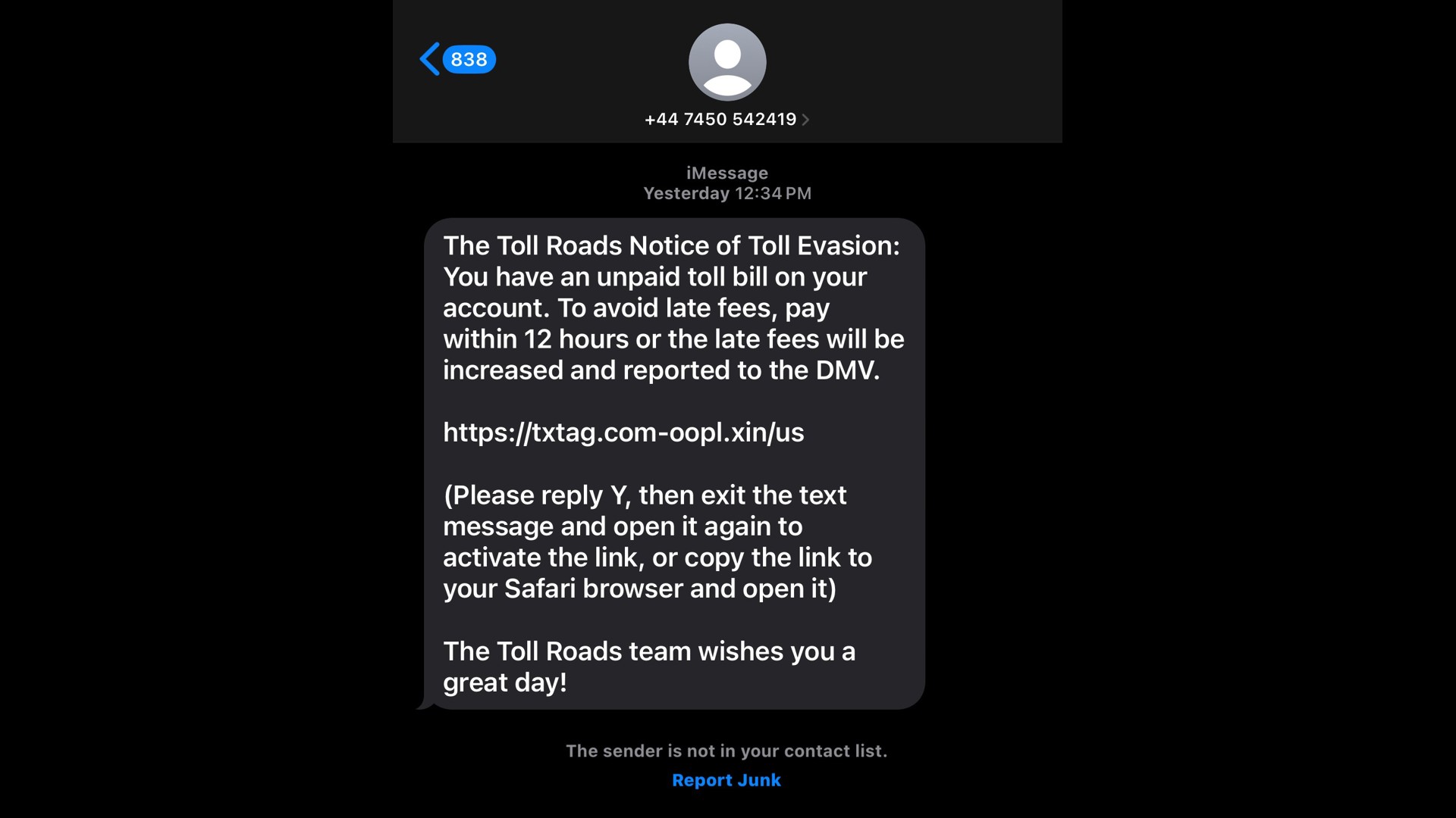 TxDOT warns Texas drivers of spike in toll text scam targeting TxTag users | kens5.com