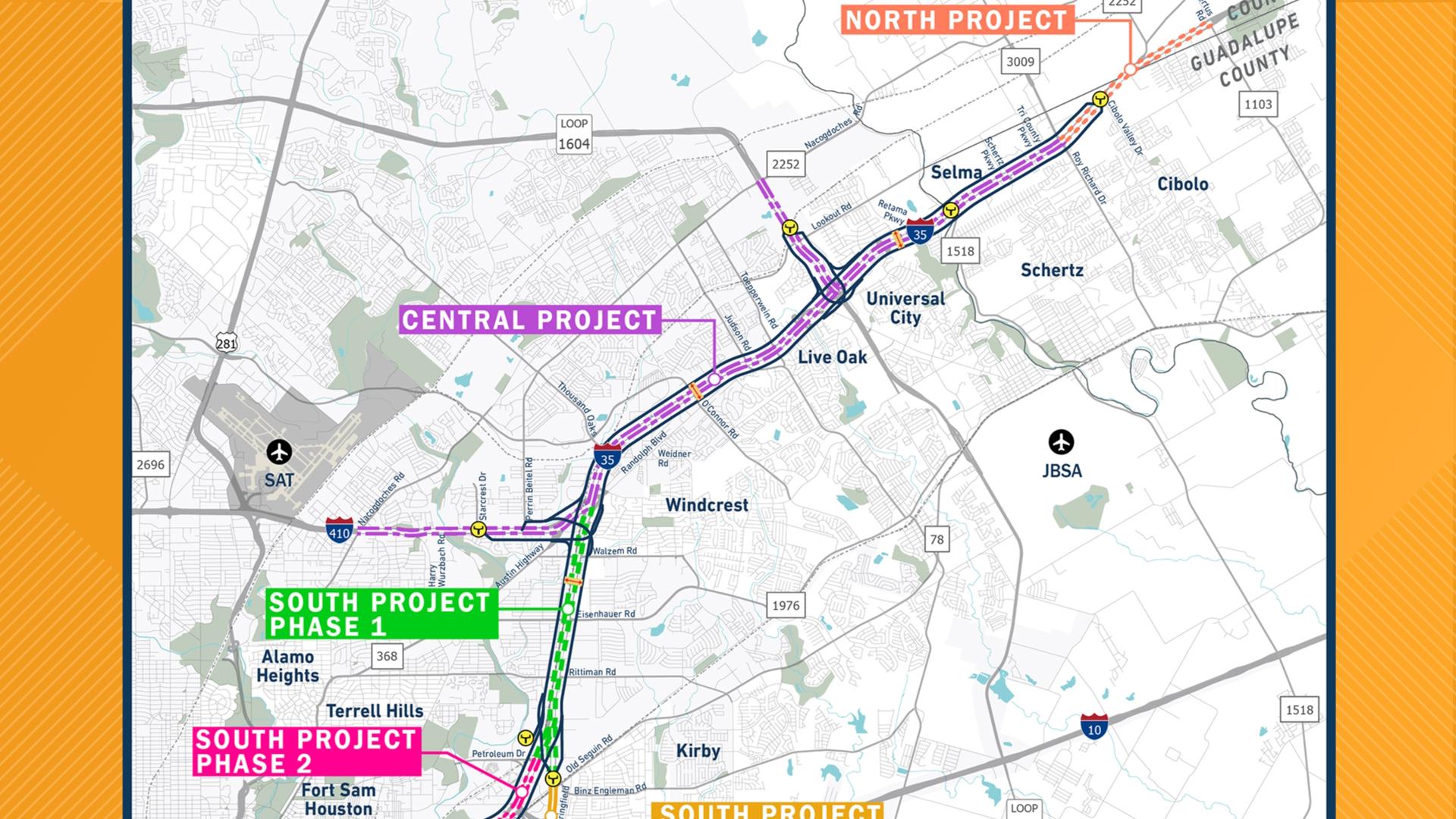 When is the I-35 expansion road work expected to end? | kens5.com