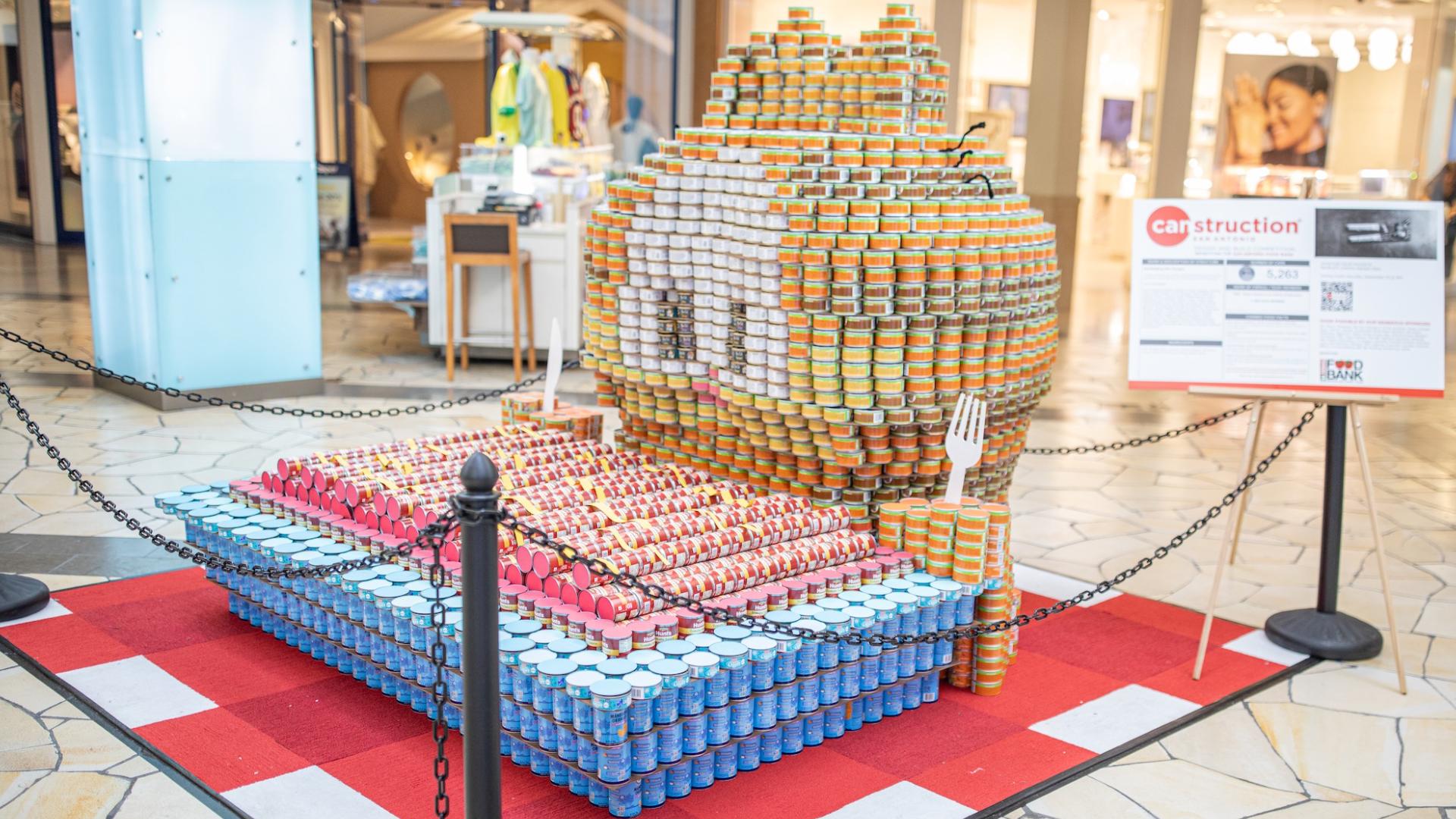 CANstruction competition benefits Texas Food Bank | kens5.com