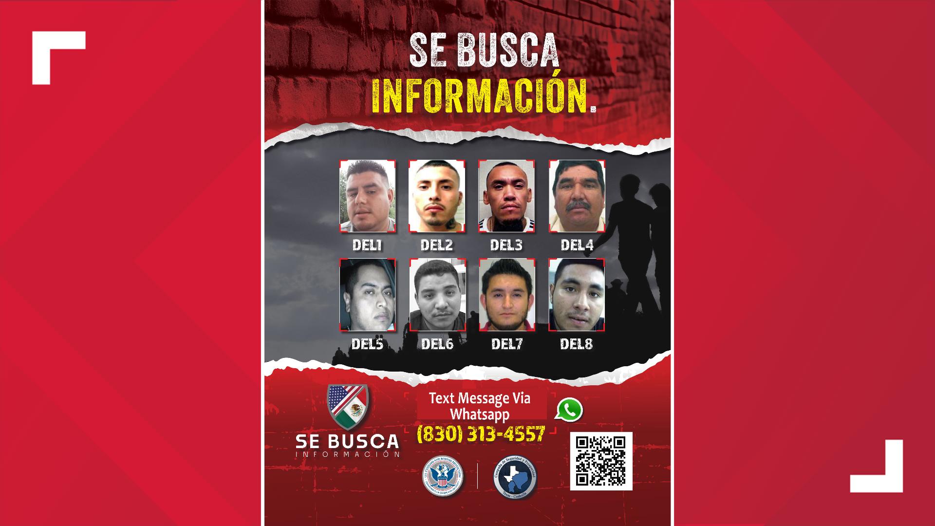 Eight fugitives linked to Mexican drug cartels are wanted for violent ...