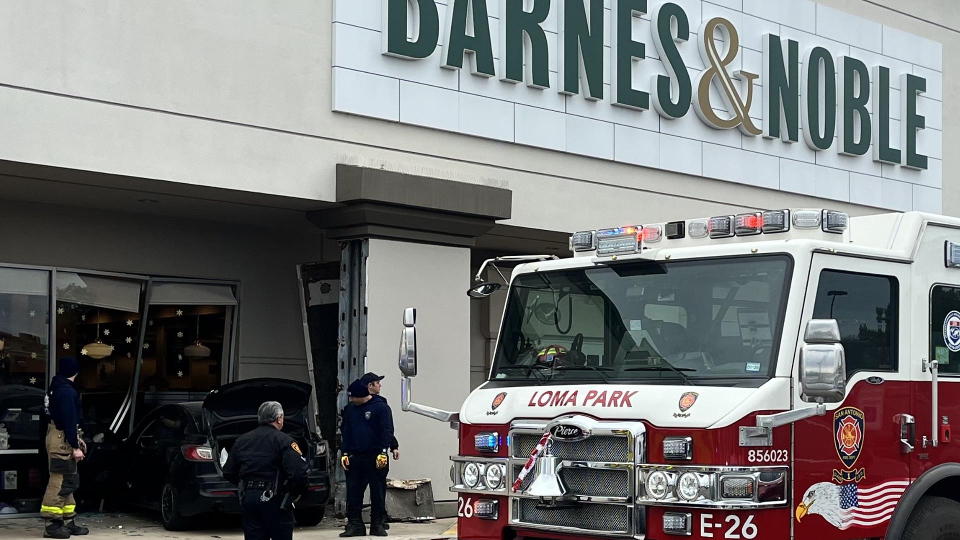 Car crashes into Barnes and Noble on northwest side | kens5.com