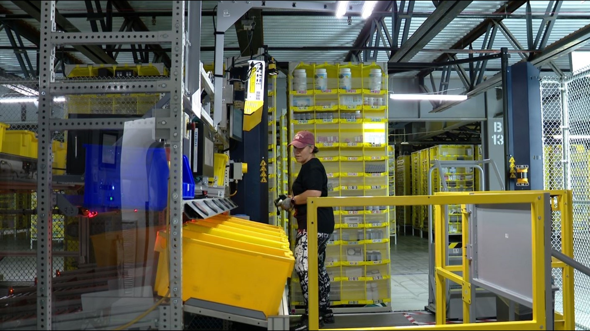 An inside look at San Antonio's first Amazon Robotics Fulfillment ...