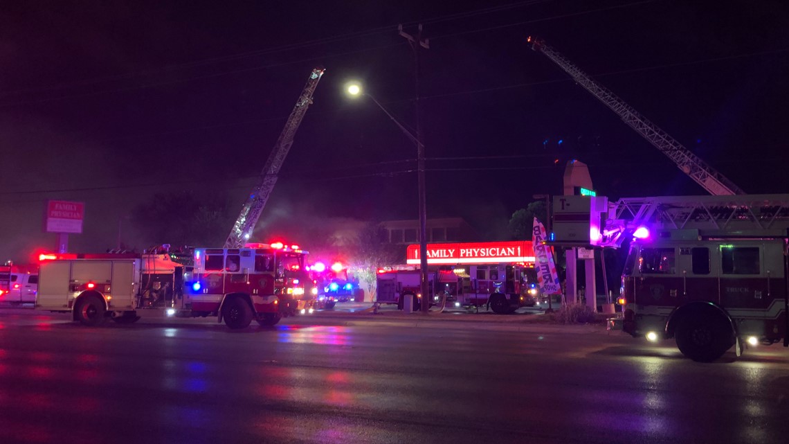 100 firefighters at the scene of a structure fire on city's northeast ...