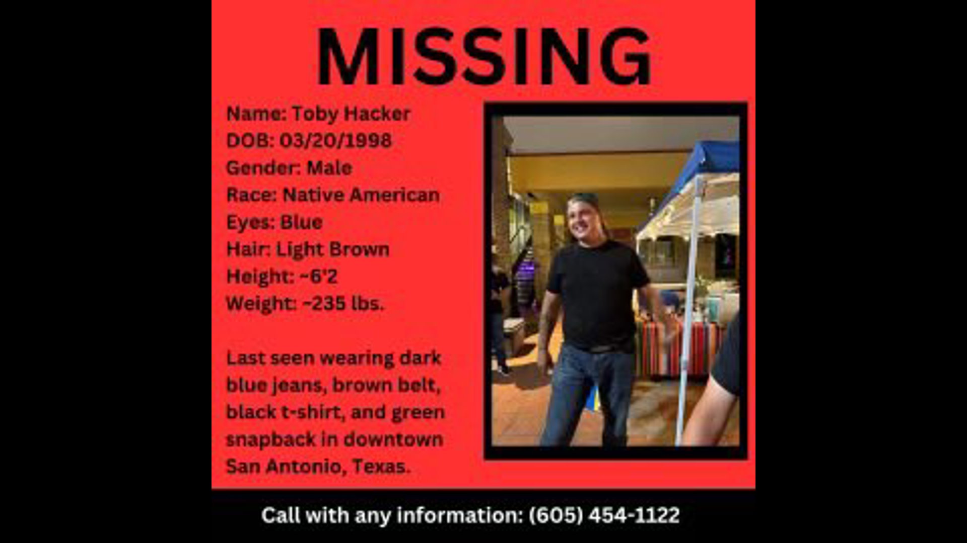 Native American worker missing in San Antonio while visiting from ...