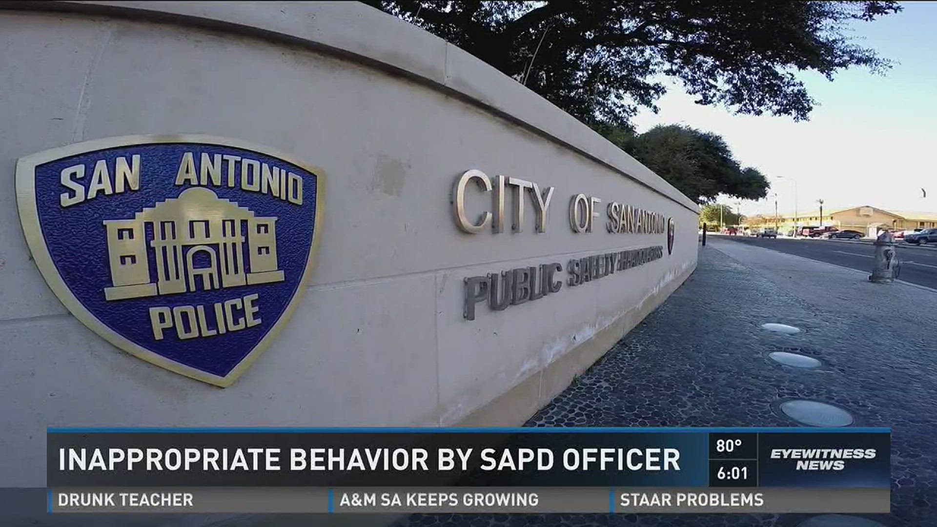 Officer suspended for inappropriate behavior with SAPD explorer | kens5.com