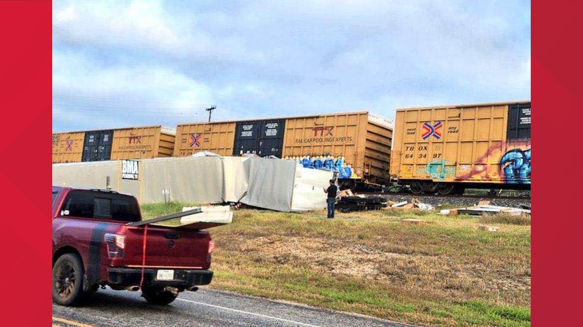 Truck Hit By Train