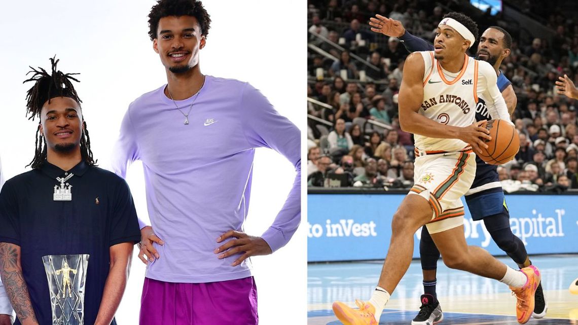 Victor Wembanyama interviews Rookie of the Year Stephon Castle | kens5.com