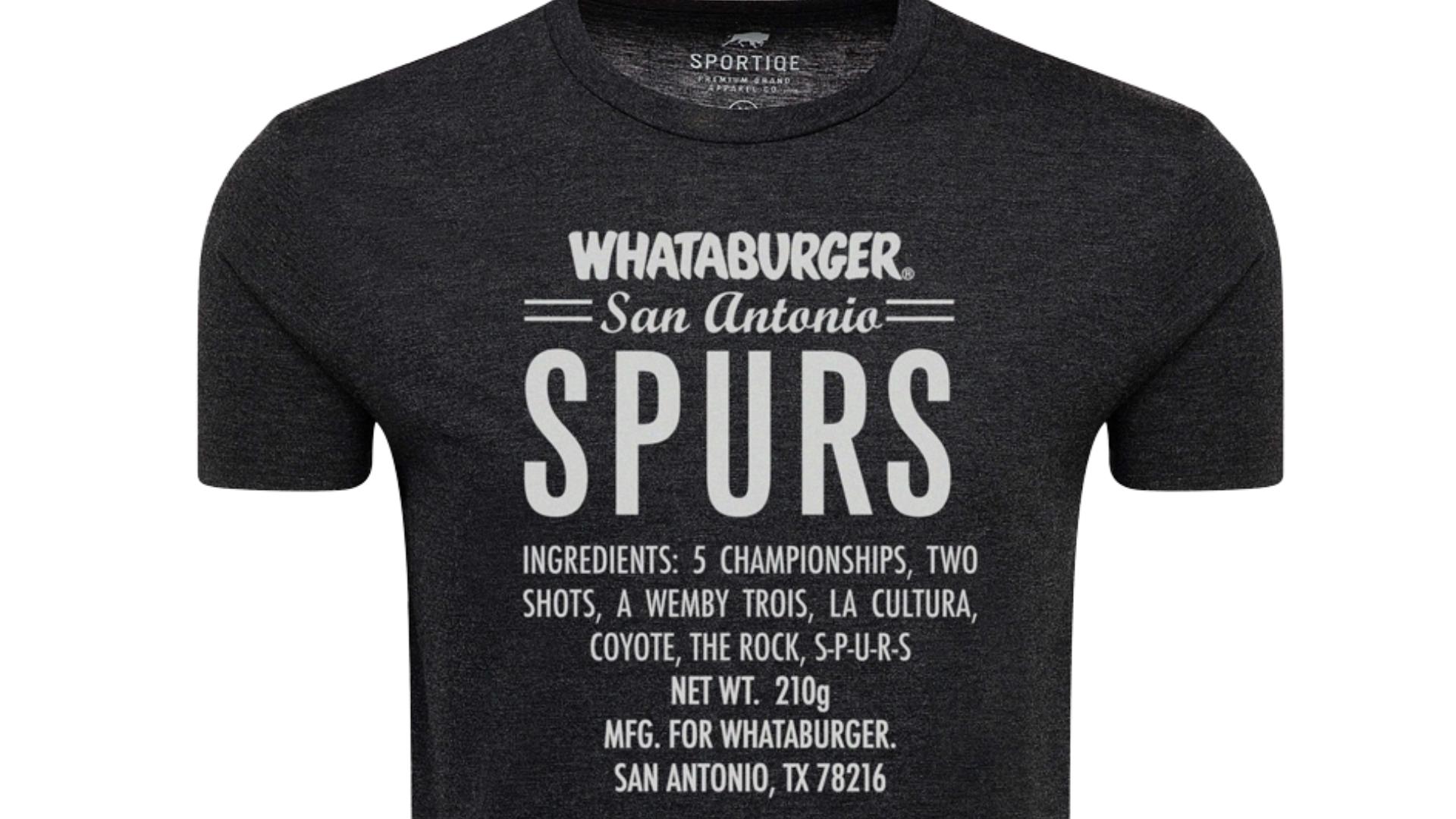 Spurs release new clothing line in collaboration Whataburger | kens5.com