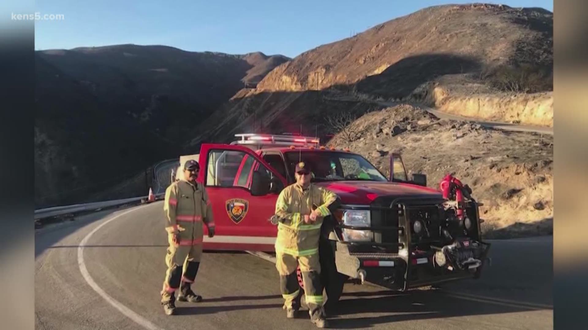Bexar County firefighters return from Woolsey Fire | kens5.com