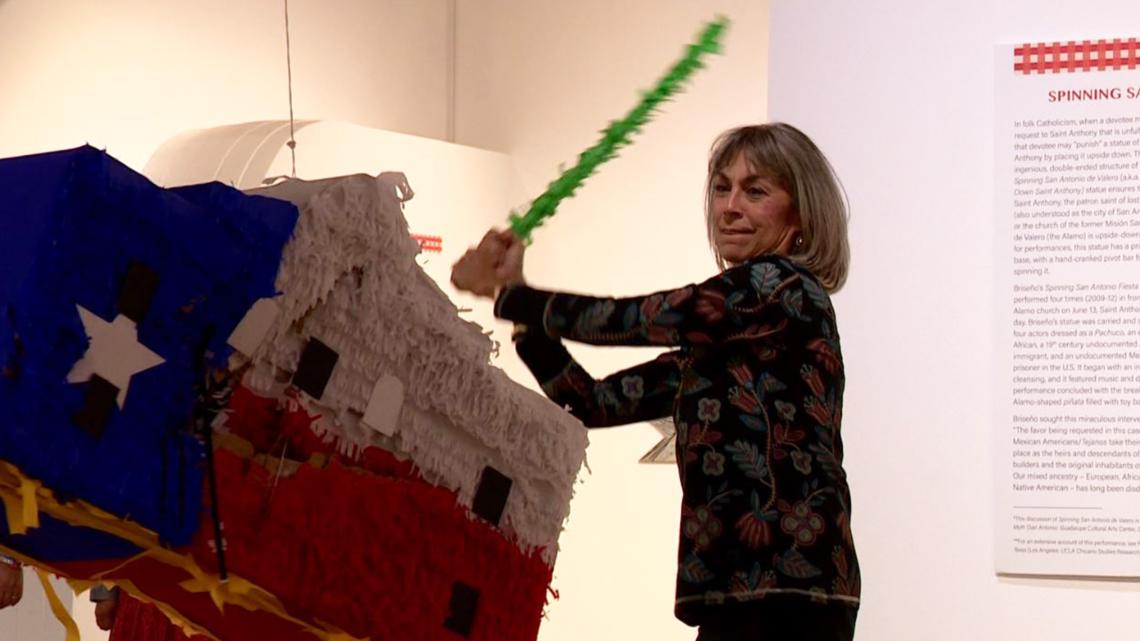 Why figurine babies spilled out of this Alamo piñata | kens5.com