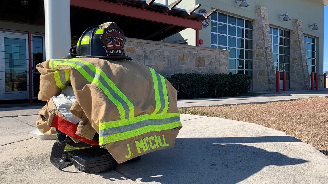 Converse firefighters pay tribute to fallen brother | kens5.com
