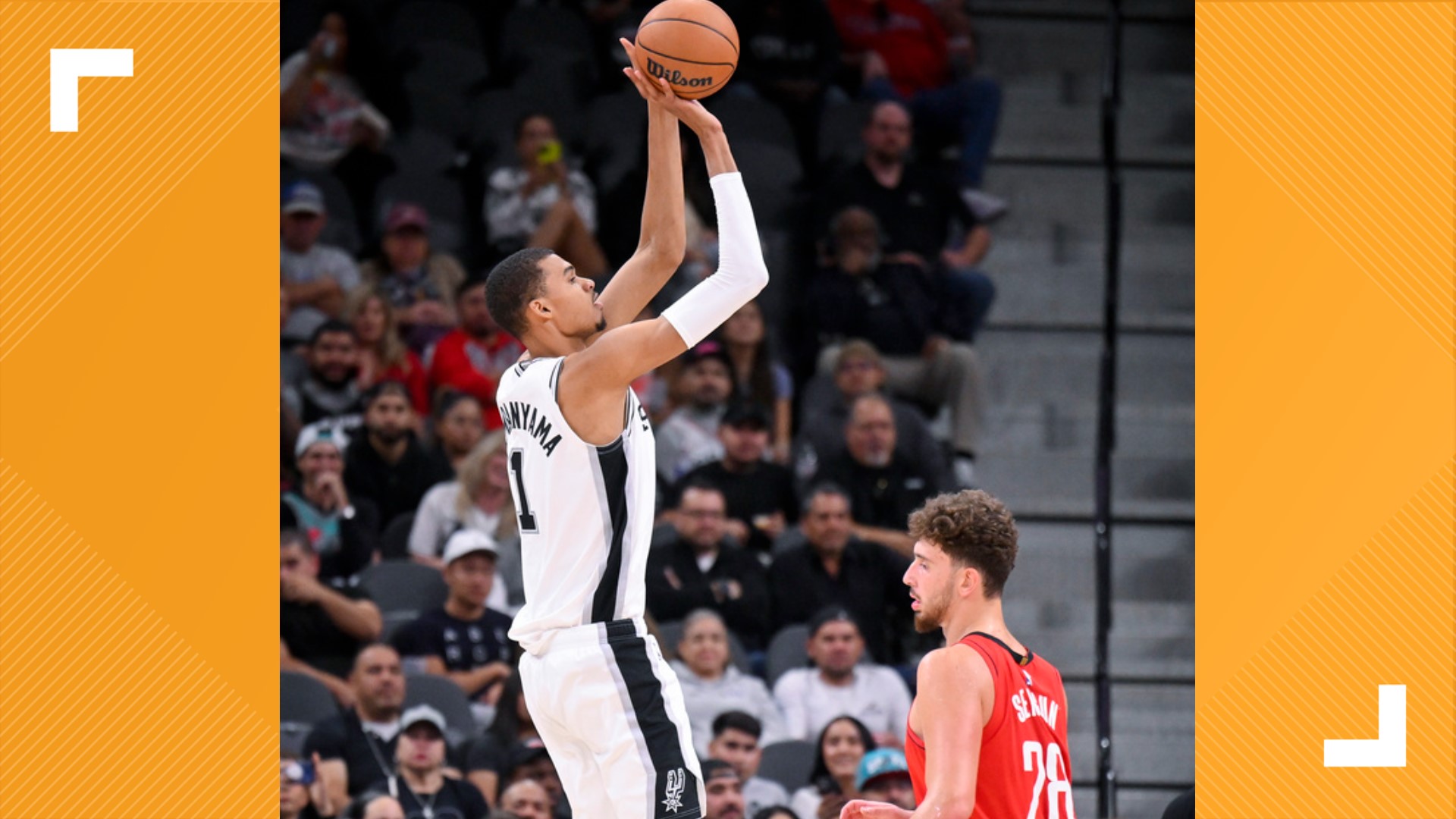 Spurs' Wembanyama is not too worried about how he lands on his | kens5.com