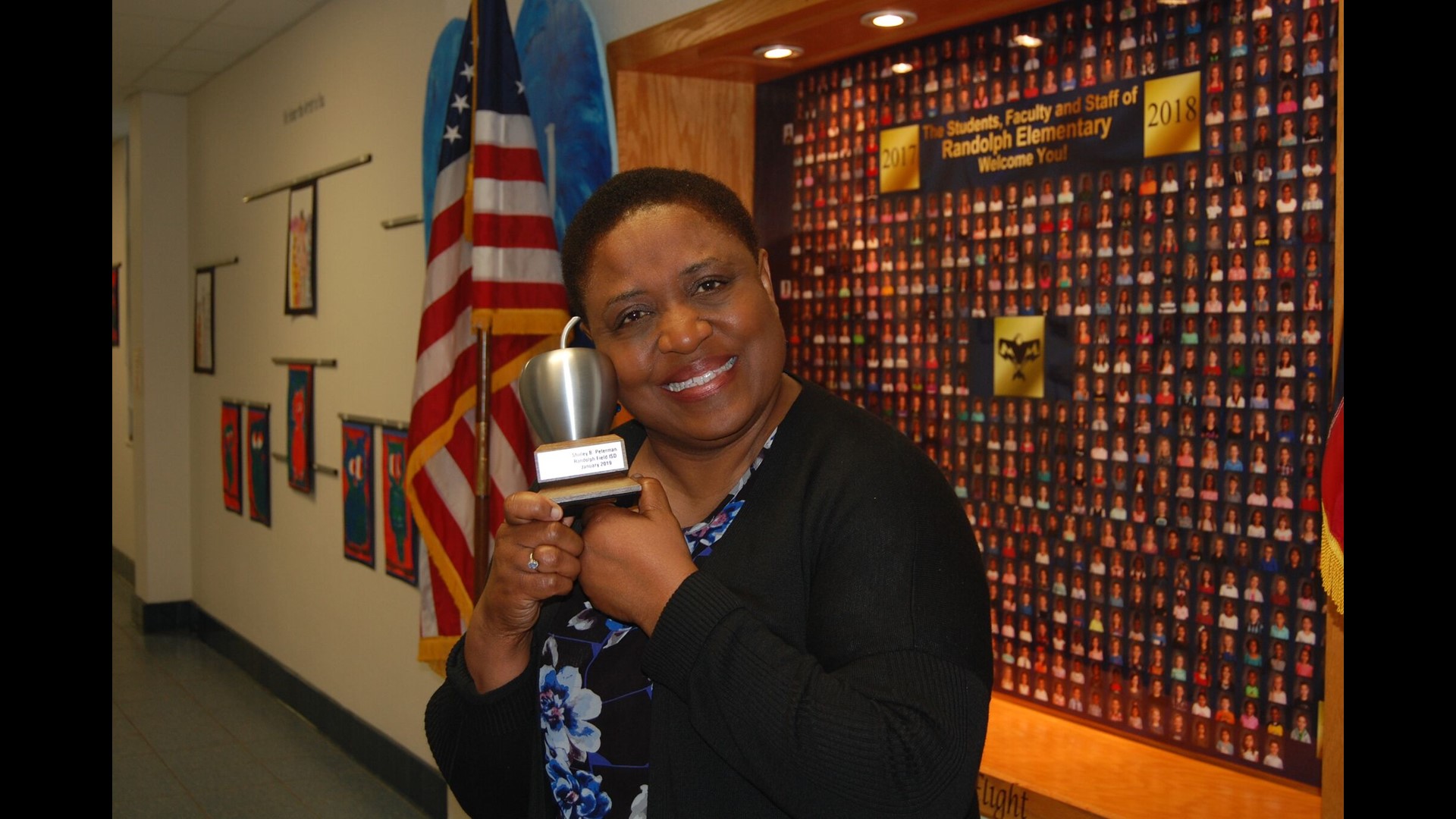 Shirley Peterman wins EXCEL award for Randolph Field ISD | kens5.com