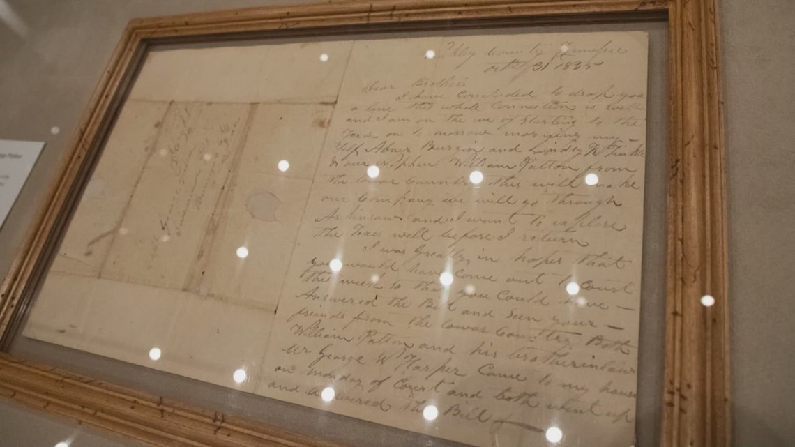 Ceremony held to celebrate first public unveiling of letter from Davy ...