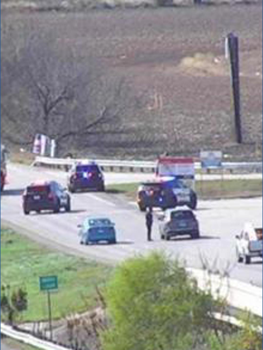 Woman found dead along I-35 access road; police investigating | kens5.com