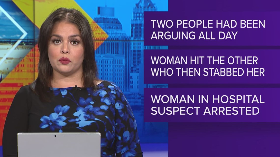 Argument ends with woman getting stabbed with steak knife | kens5.com