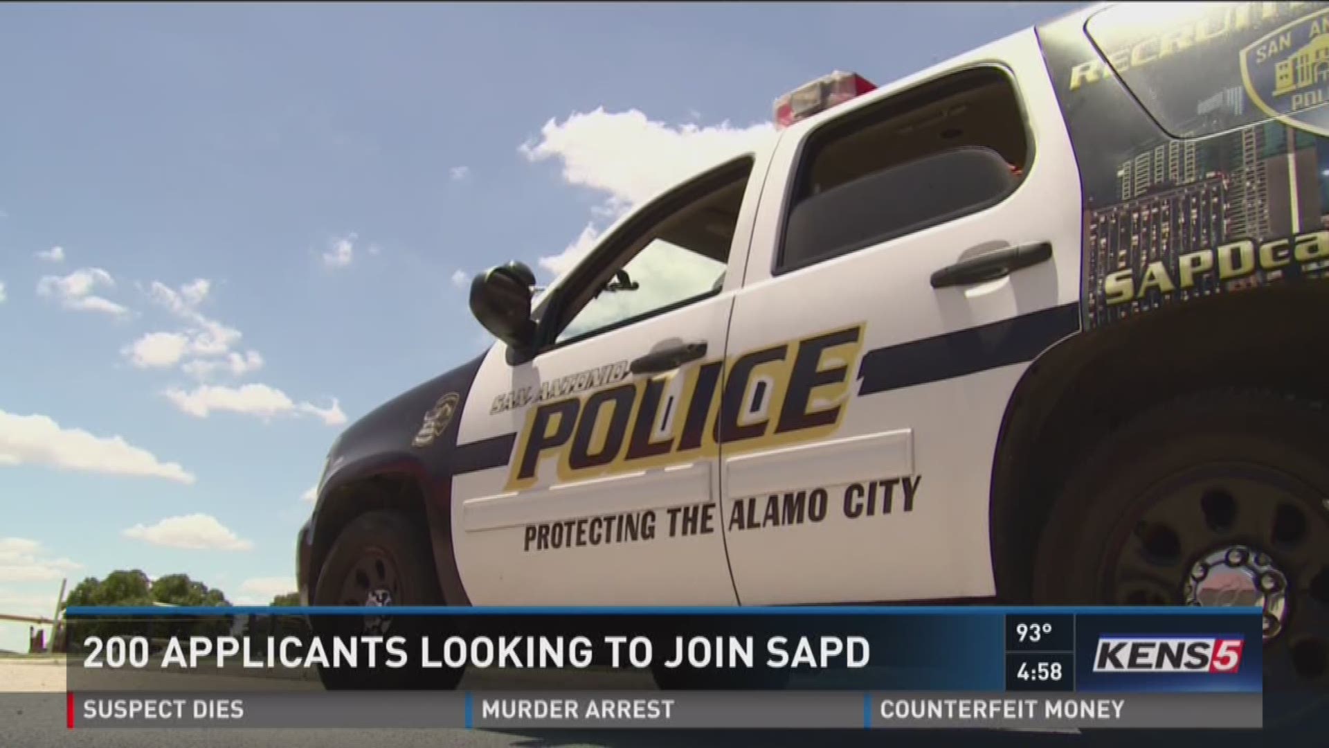 Nearly 200 applied to become SAPD officers | kens5.com