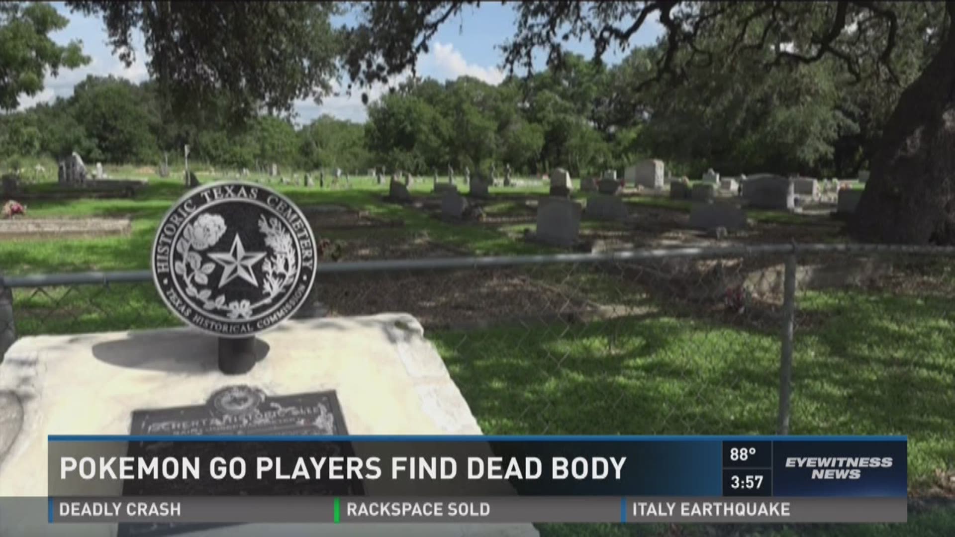 Pokémon GO players discover body of homicide victim in Comal cemetery ...