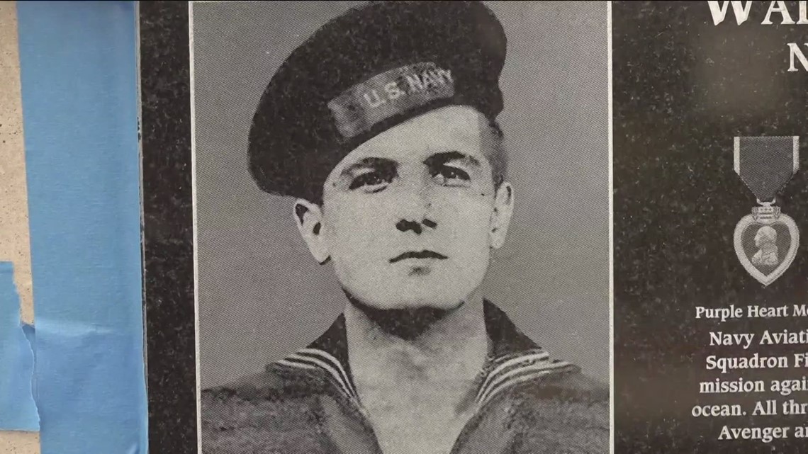 Navy aviator honored nearly 80 years after his death | kens5.com