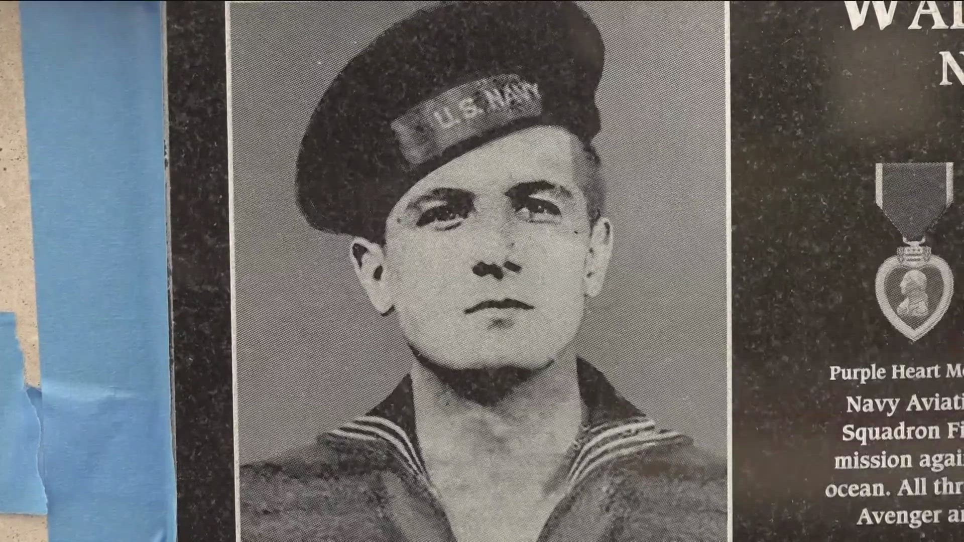 Navy aviator honored nearly 80 years after his death | kens5.com