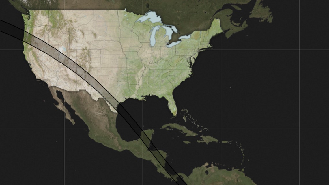 Solar eclipse will cut across Americas, from Oregon to Brazil | kens5.com