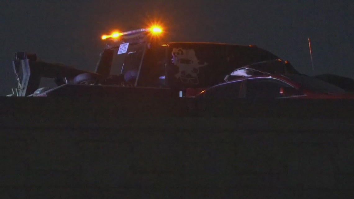 Crash turns deadly after tow truck slams into disabled car on the Katy ...