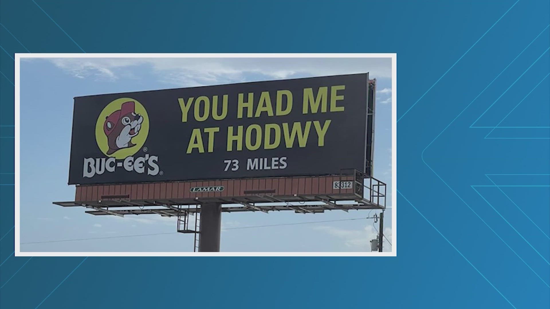 Buc-ee's billboard typo: Hodwy defined | kens5.com