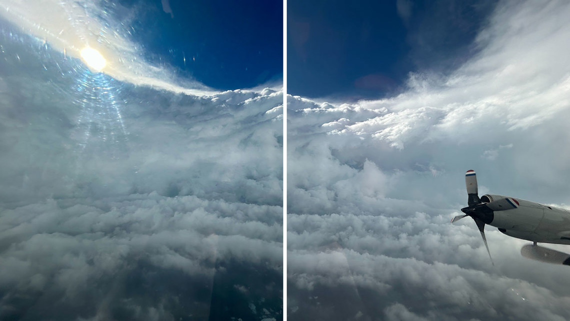 How the Hurricane Hunters fly into storms | kens5.com