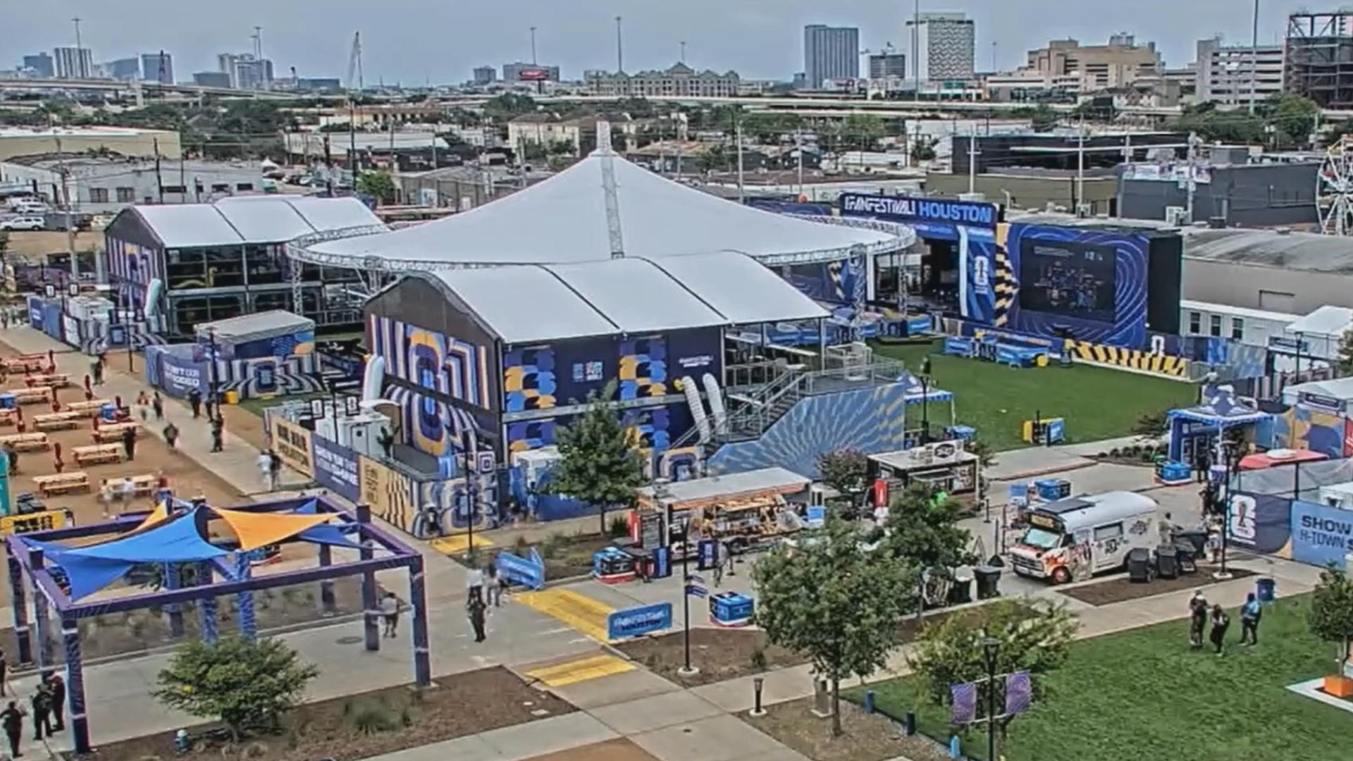 FIFA Fan Festival in East Downtown Houston reopens after weather ...