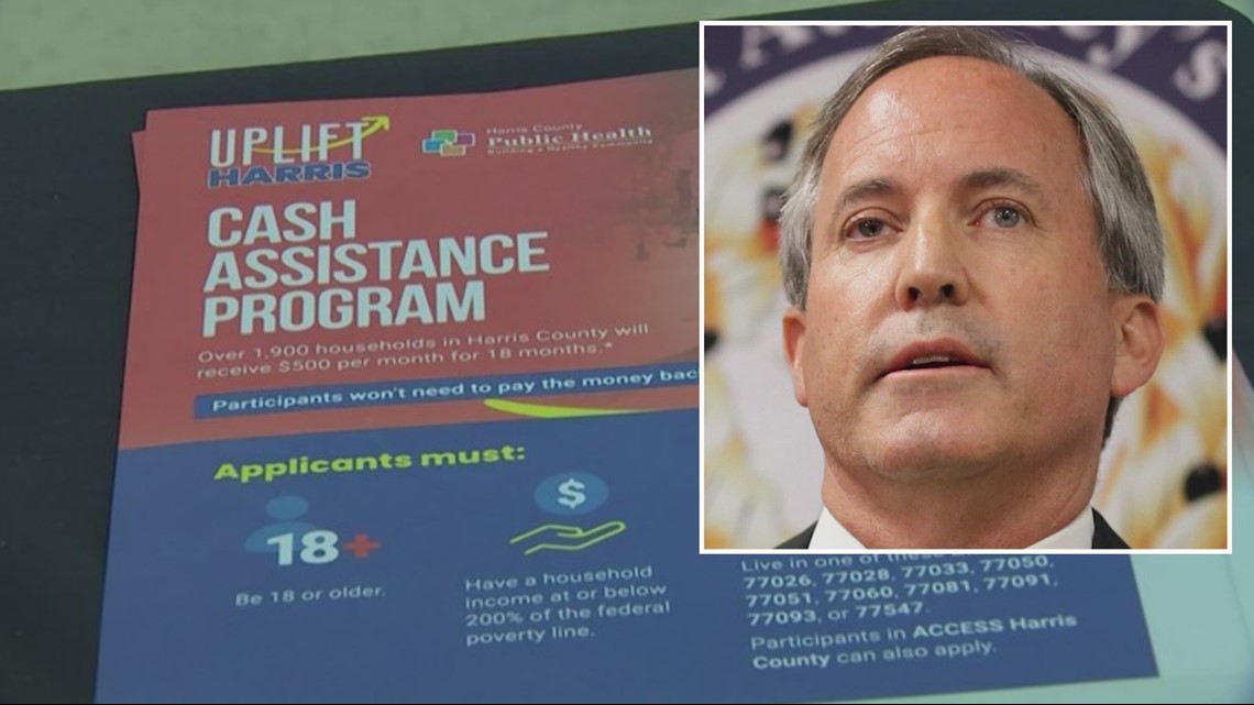 Texas Ag Ken Paxton Sues Harris County Over Uplift Harris Program