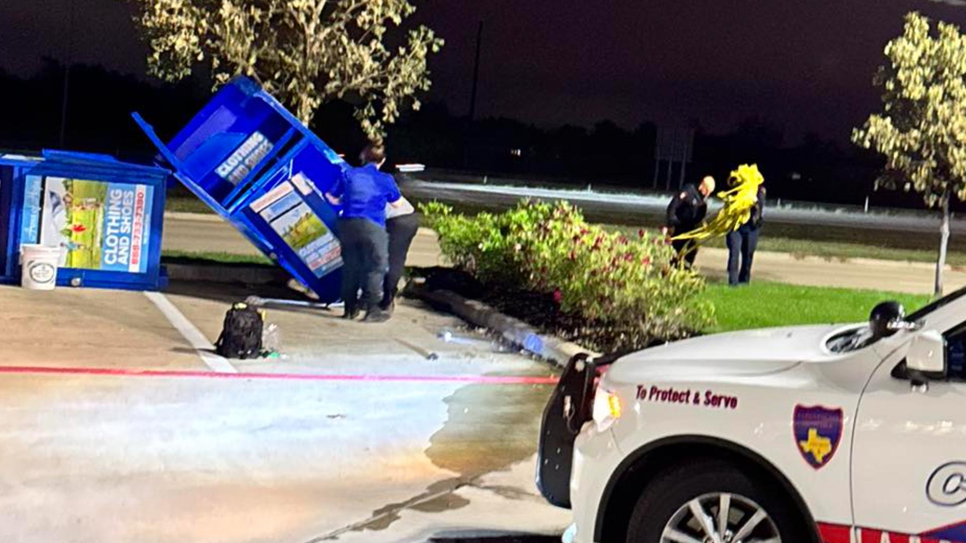 Man dies after becoming trapped in clothing donation box in Harris ...