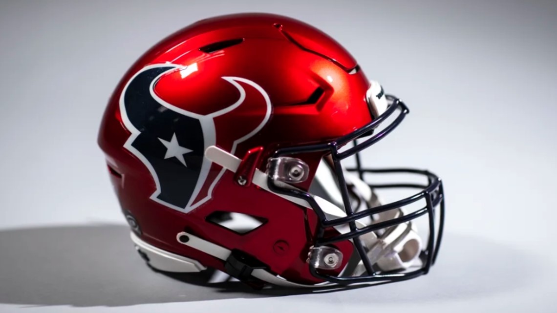 Texans unveil new alternate helmets for Battle Red uniforms | kens5.com