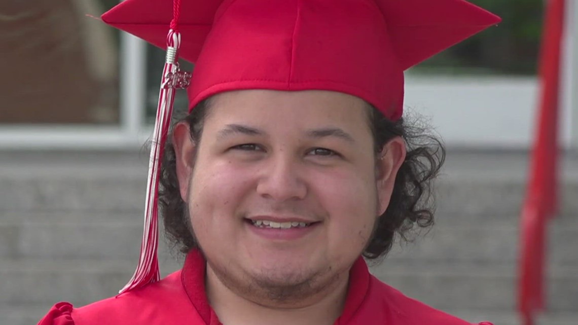Teen beats brain cancer, graduates from Ray High School Friday | kens5.com
