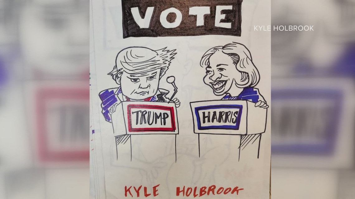 Artist displays series of political posters in RiNo, Denver | kens5.com