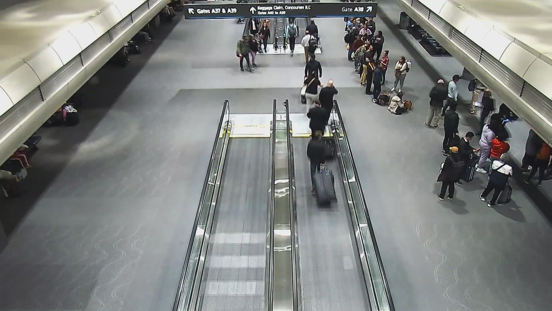 Company denies liability on lawsuit over moving walkway injury | kens5.com